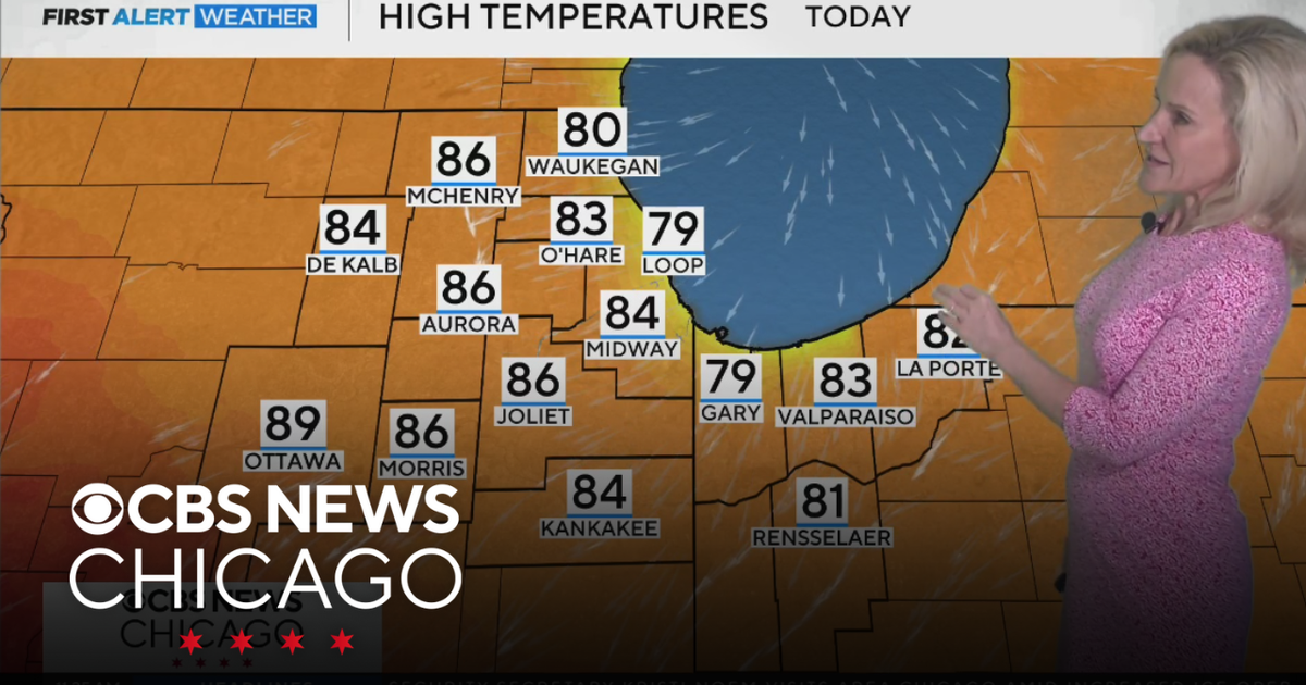 Highs in the 80's in Chicago - CBS Chicago