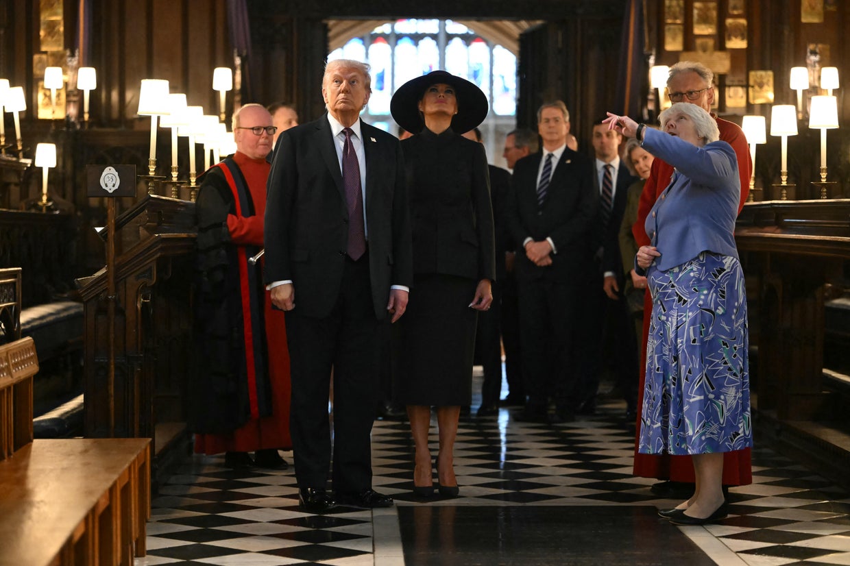 Trump attends banquet dinner with King Charles during second state ...