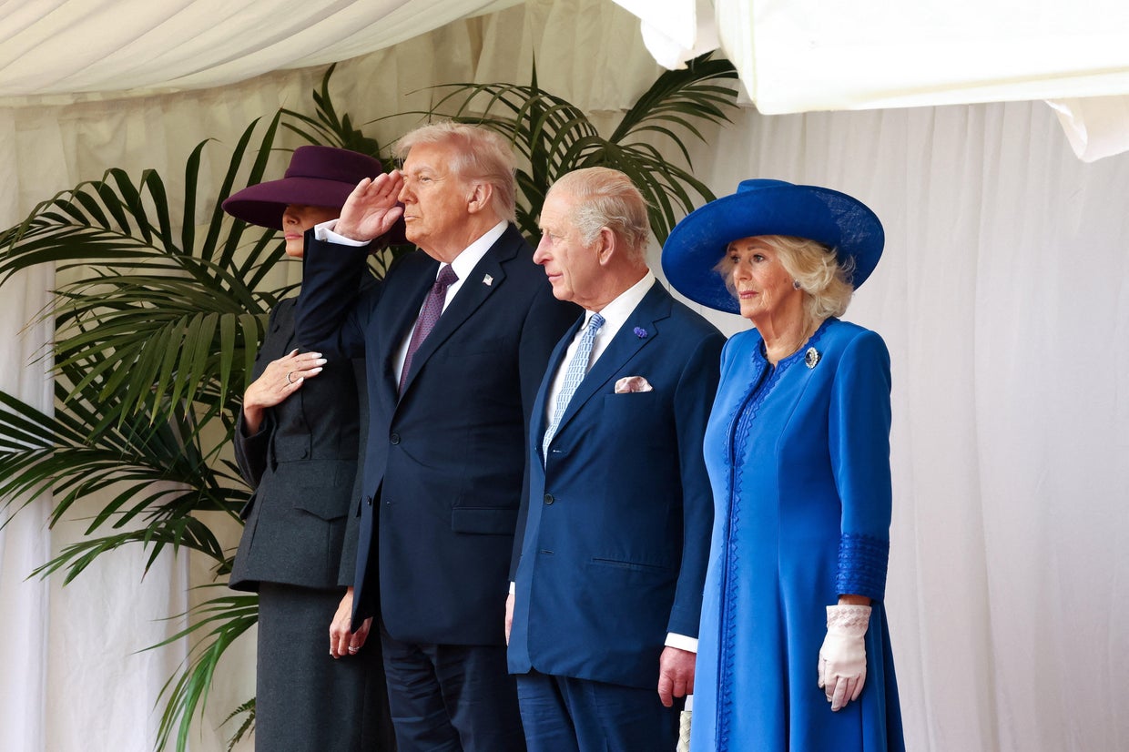 Trump attends banquet dinner with King Charles during second state ...