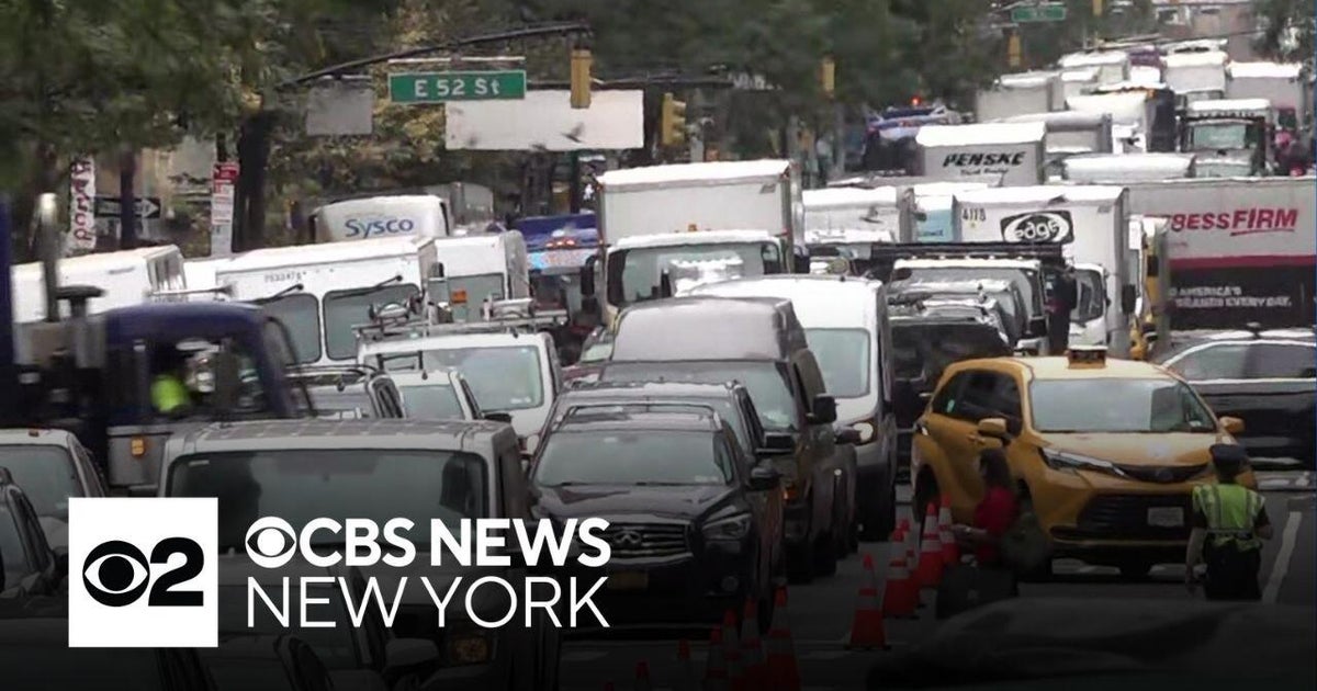 Gridlock traffic in NYC returns amid U.N. General Assembly - CBS New York