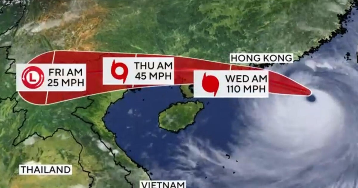 Super Typhoon Ragasa targets Southern China, Hong Kong - CBS News