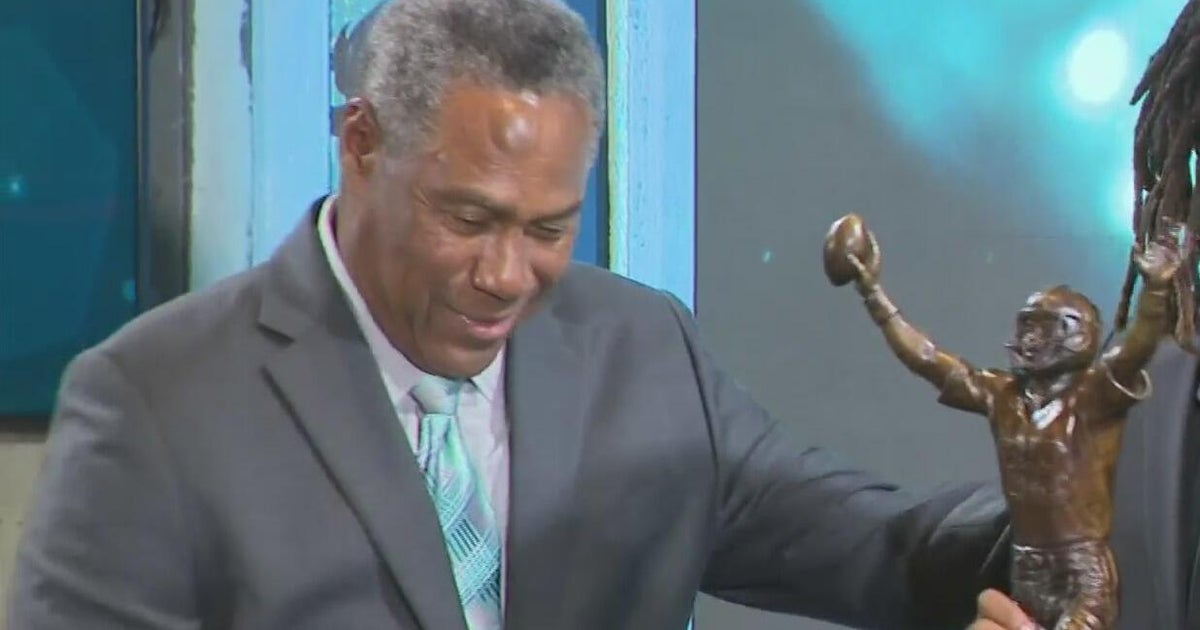 The CBS Miami Nat Moore trophy officially on national stage - CBS Miami