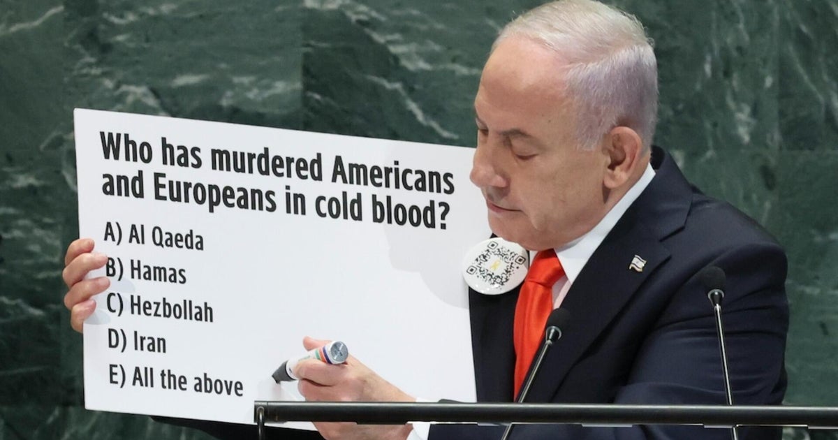 Netanyahu gives defiant speech to U.N. General Assembly after walkout ...
