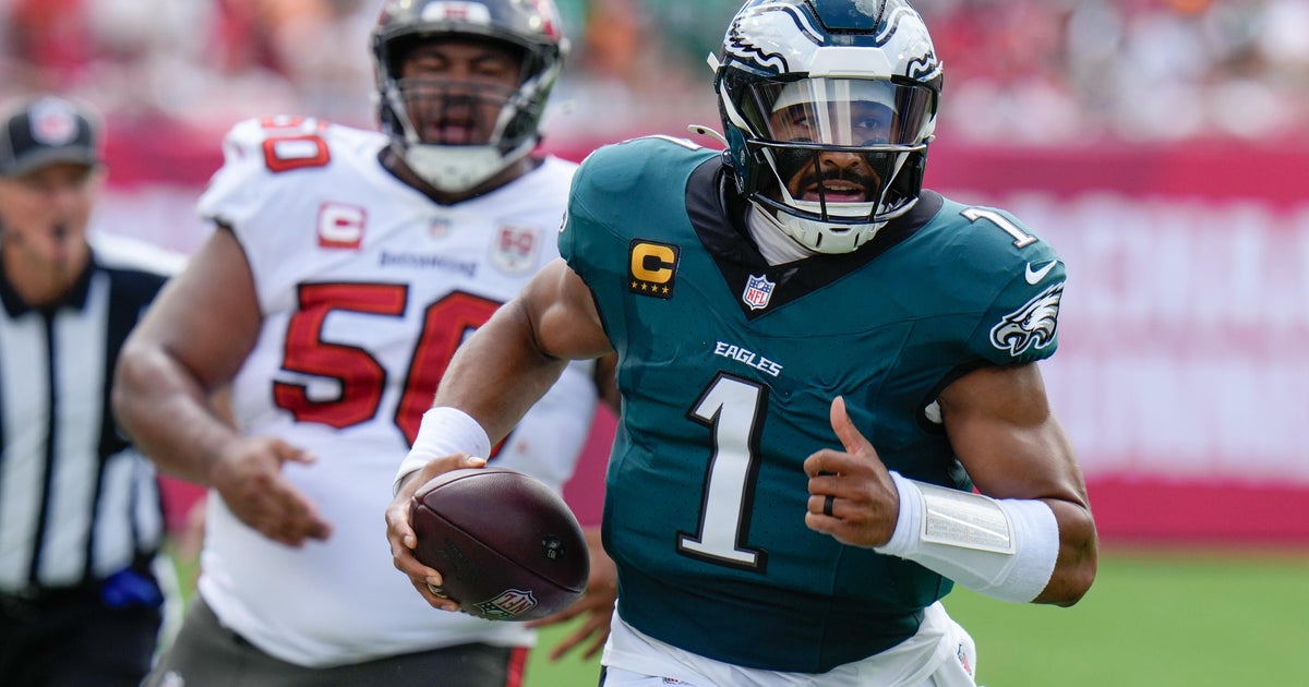 Philadelphia Eagles hang on to beat Tampa Bay Buccaneers in Week 4 to ...
