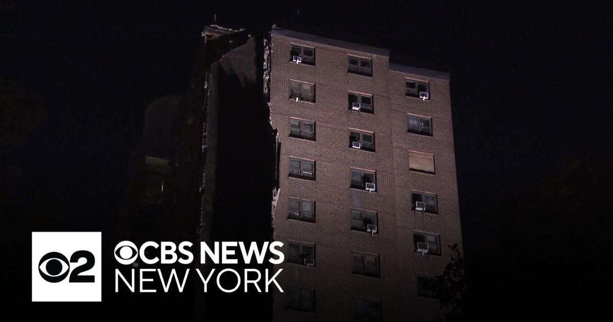 Residents of Bronx NYCHA building shaken after partial collapse - CBS ...