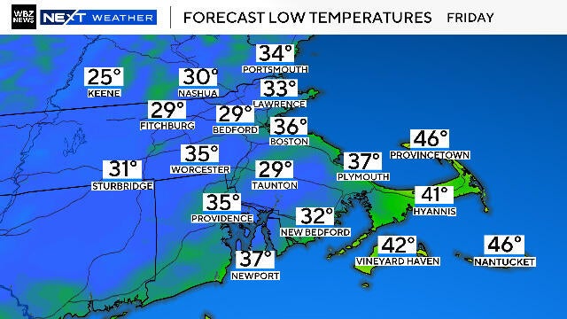 Freeze warning issued for parts of Massachusetts; Map shows how cold it ...