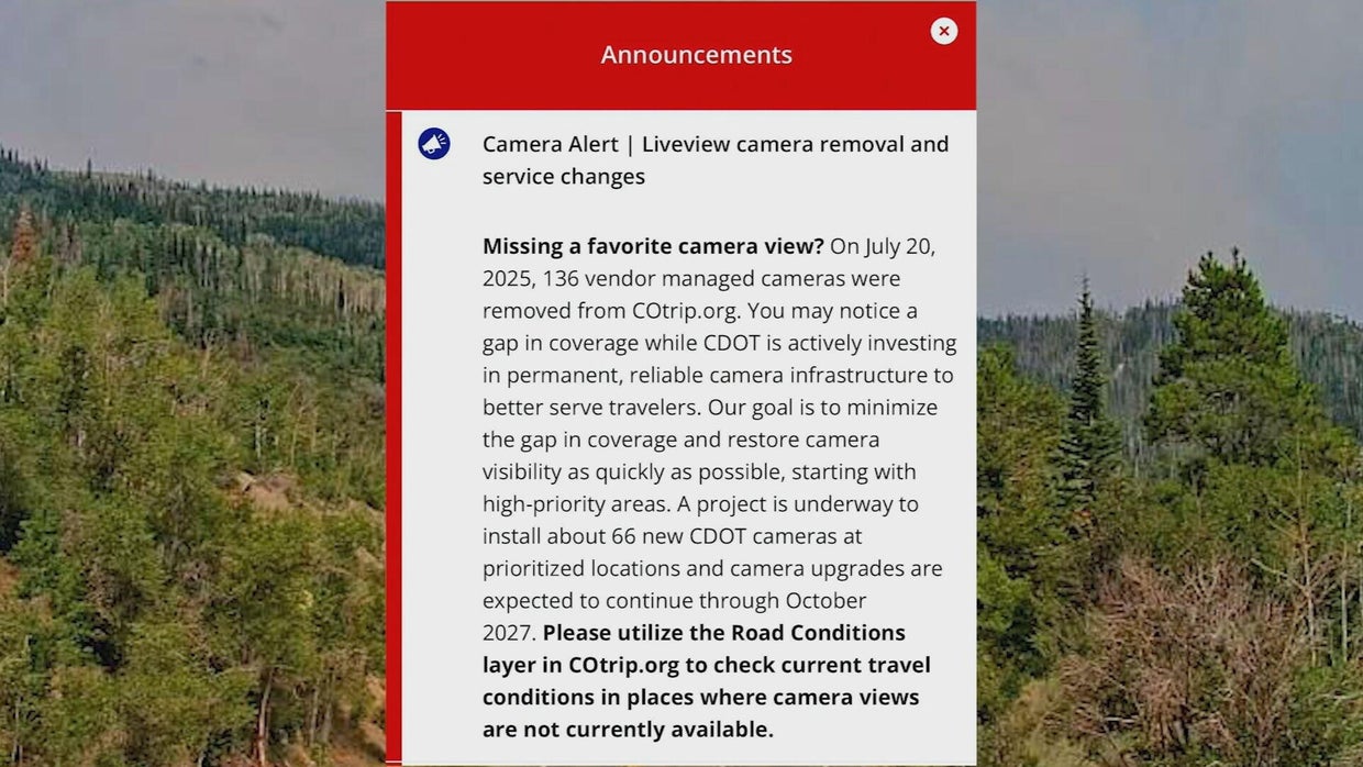 Some of Colorado's mountain road cameras have gone dark, CDOT promises ...