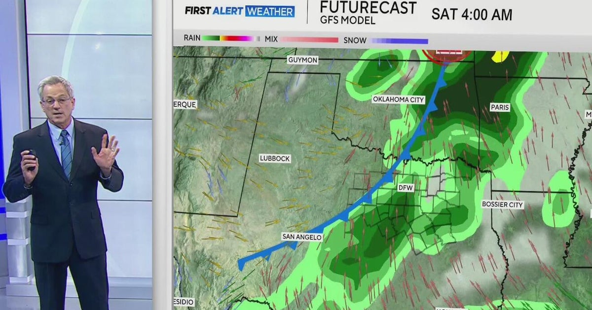 DFW's first rain chances of Oct. start next weekend - CBS Texas