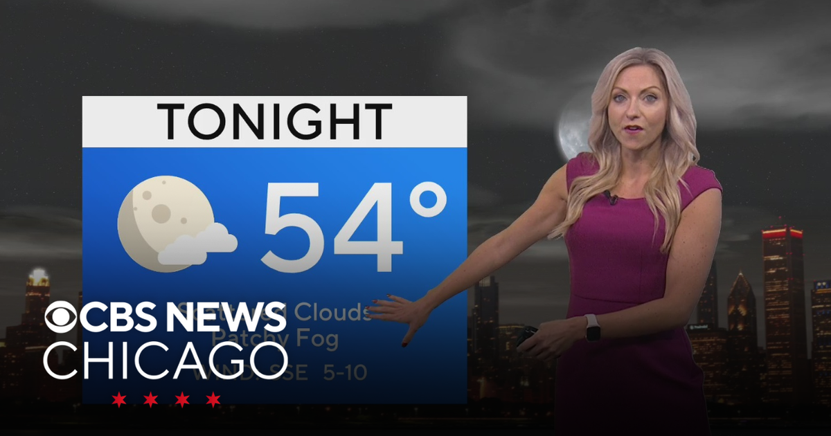 Partly cloudy, low 50s for Chicago area - CBS Chicago