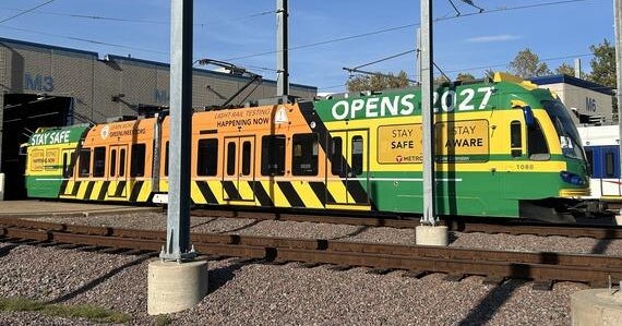 Metro Transit starts testing trains on Green Line light rail extension ...