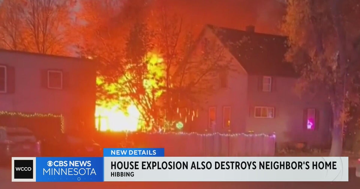 Hibbing home explosion causes fire, destroys two homes - CBS Minnesota