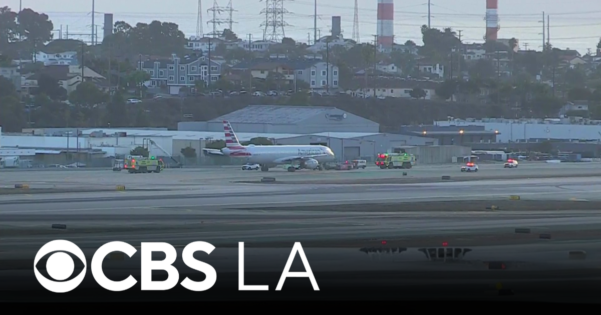 American Airlines jet makes an emergency return to LAX - CBS Los Angeles