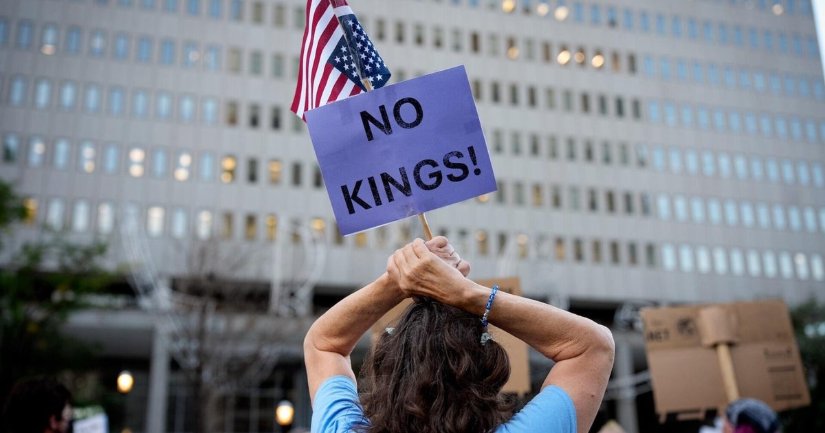 Millions take part in "No Kings" protests across the U.S. - CBS News