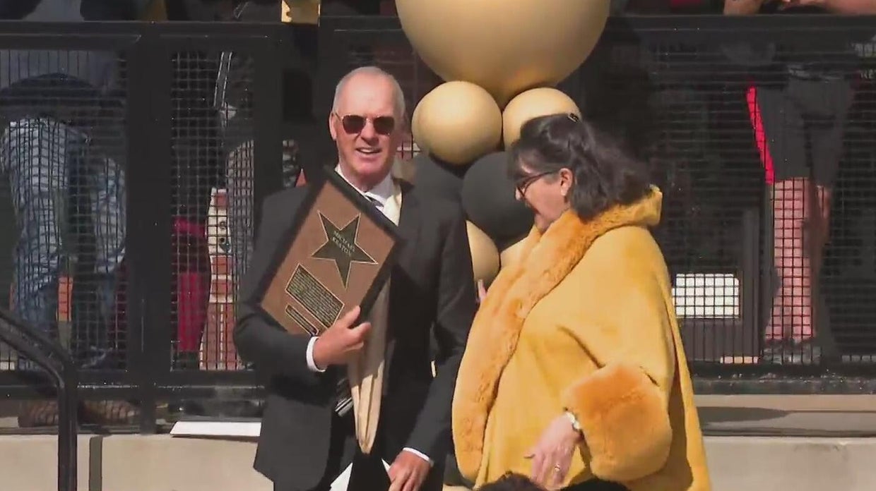 Michael Keaton attends inaugural Pittsburgh Walk of Fame induction ...