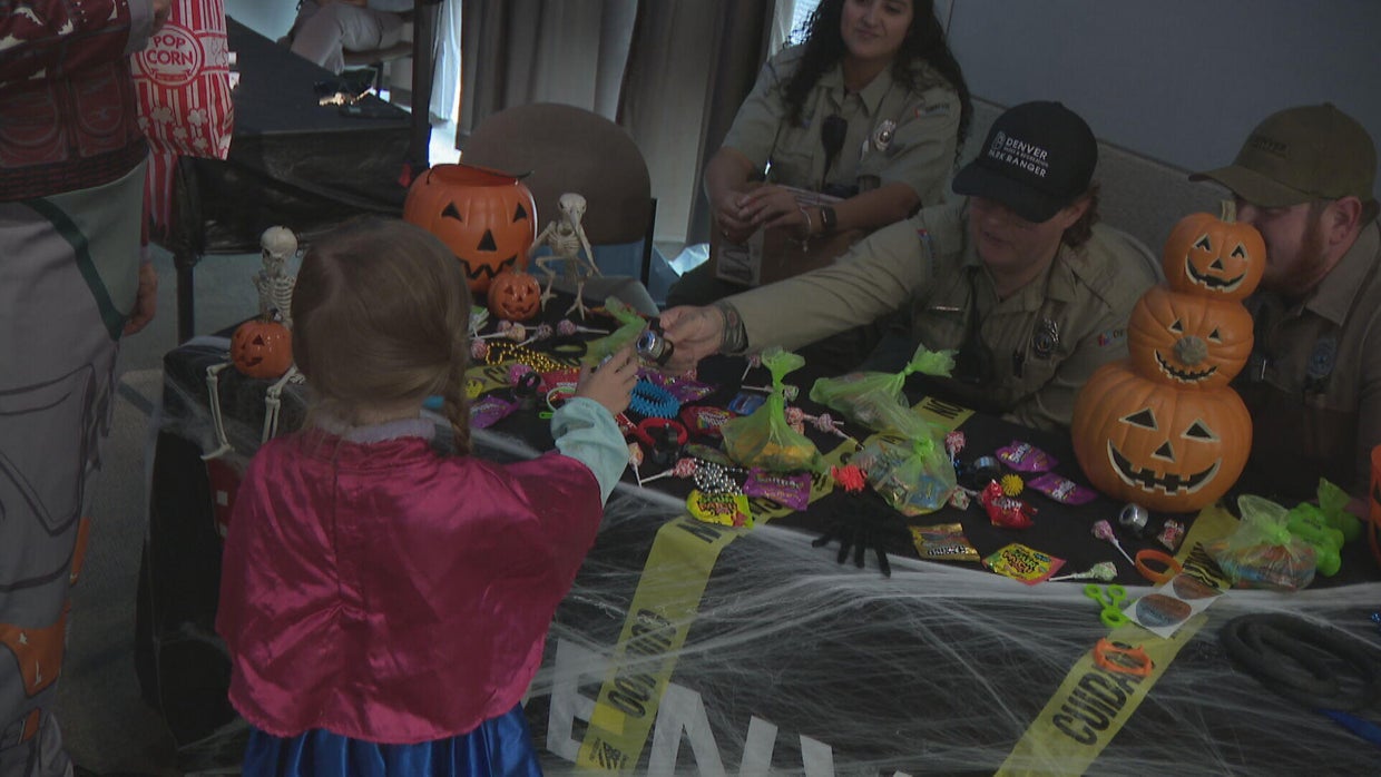 Denver Police Department welcomes trick-or-treaters at community ...