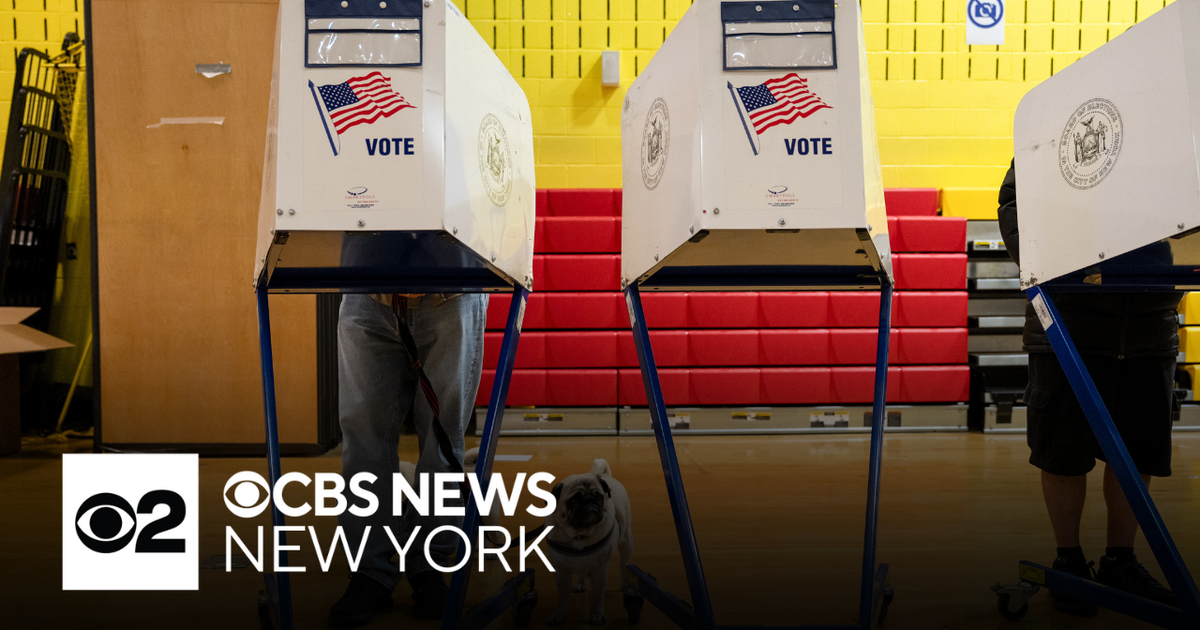 NYC voters hit the polls for Election Day and key mayoral race - CBS ...
