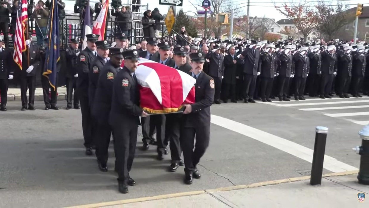 FDNY Firefighter Patrick Brady's funeral held at packed church in ...