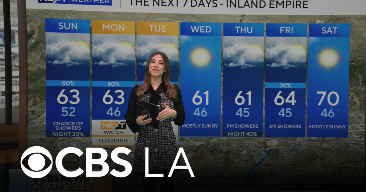 Alex Biston's 6 a.m. forecast | NEXT Weather - CBS Los Angeles