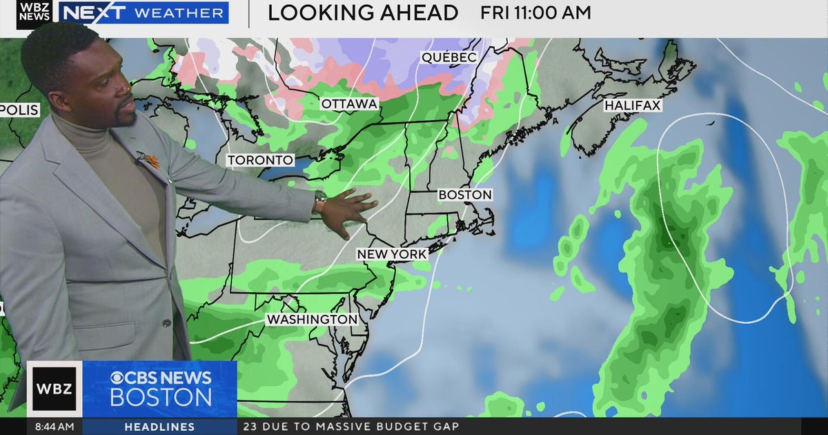 Next Weather: WBZ mid-morning forecast for November 17, 2025 - CBS Boston