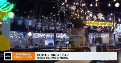 Jingle Bar serves up holiday spirit at Mall of America - CBS Minnesota