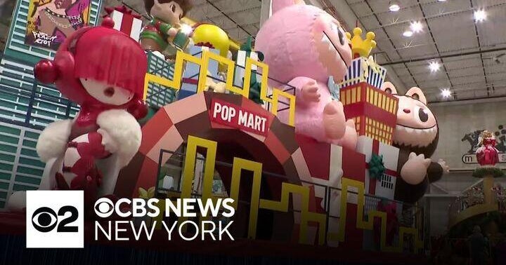 CBS News New York gets sneak peek at new floats for Macy's Thanksgiving ...