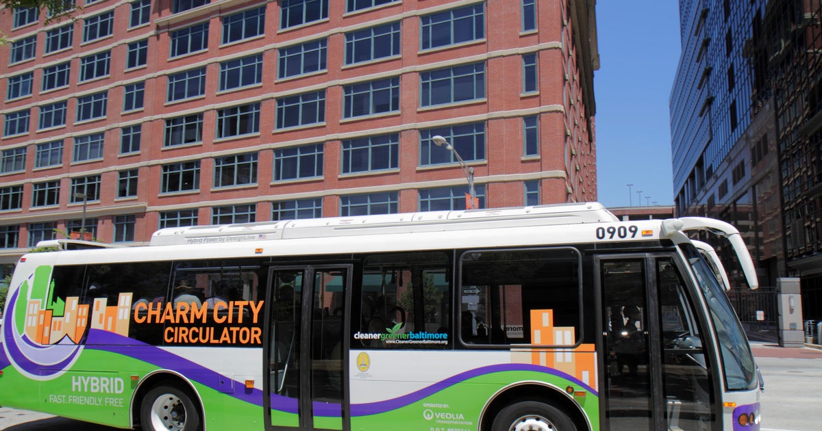 Baltimore expands Charm City Circulator's Green and Orange routes - CBS ...
