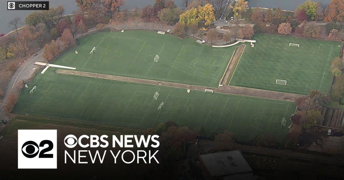 Soccer fields restored at Randall's Island - CBS New York