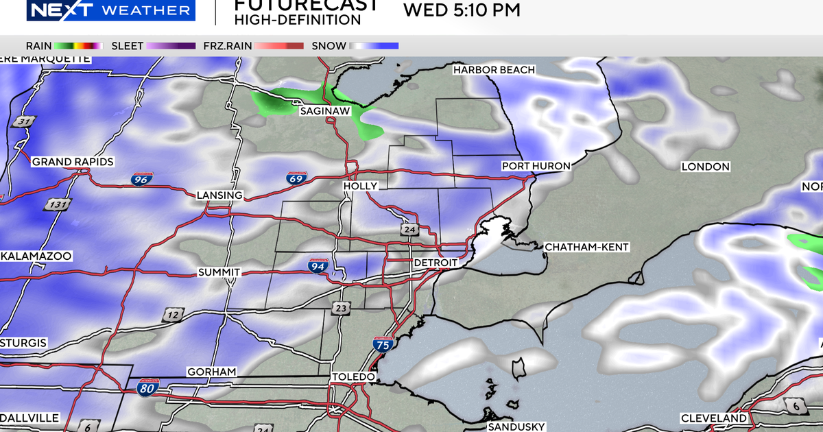 Rain and snow showers expected in Southeast Michigan ahead of ...