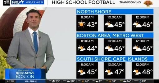 Next Weather: WBZ Evening Forecast For November 25, 2025 - CBS Boston