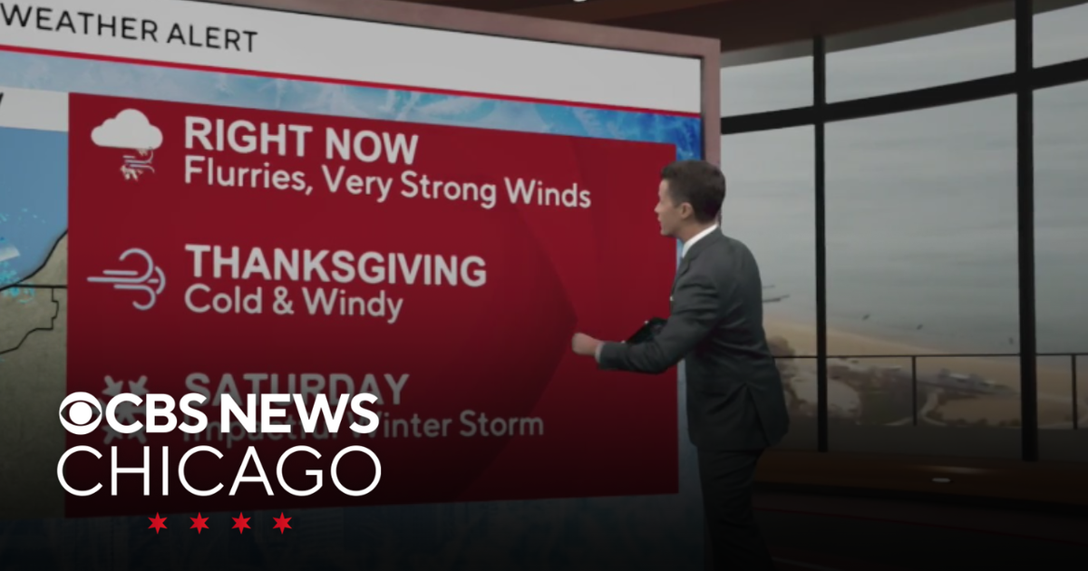 Wind advisory in Chicago on Wednesday - CBS Chicago