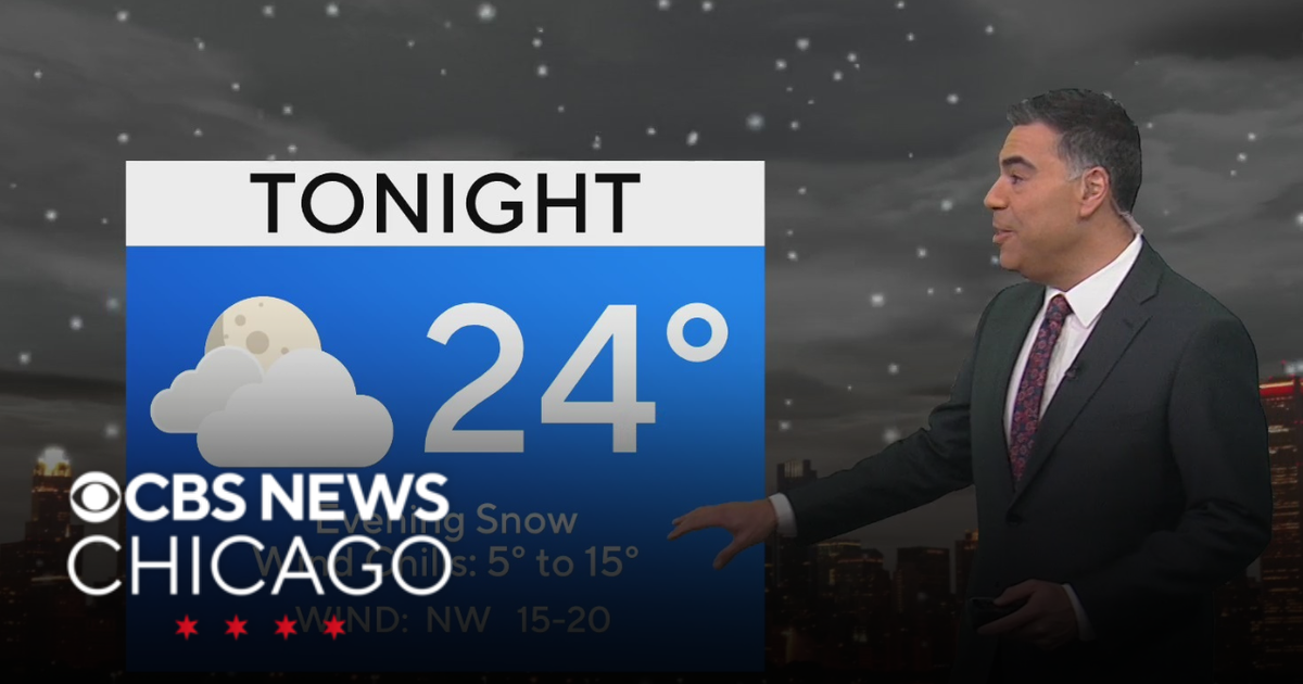Cold night with wind chills between 5 to 15 degrees for Chicago area ...