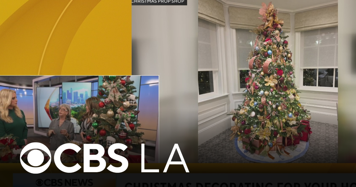 Christmas decoration tips with Marie Elena Dios - CBS Los Angeles