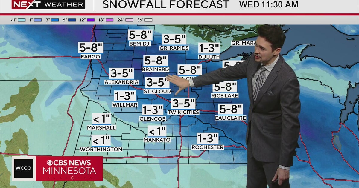 NEXT Weather: 5 a.m. forecast for Minnesota from Dec. 9, 2025 - CBS ...