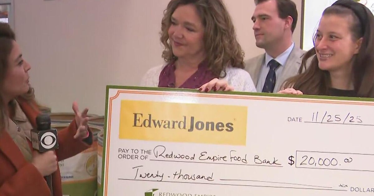 Edward Jones donates $20,000 to the Redwood Empire Food Bank - CBS San ...