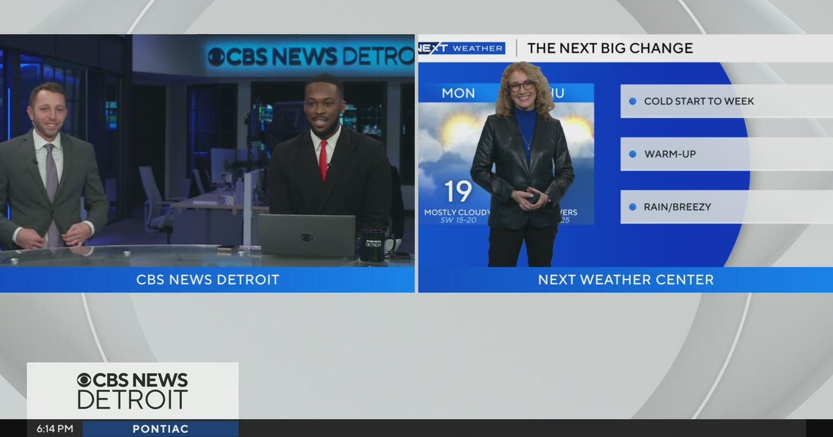 Cold start to the work week - CBS Detroit