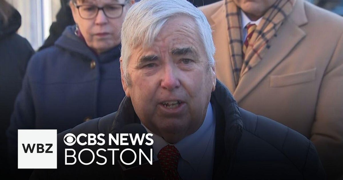 Norfolk County District Attorney Michael Morrissey reacts to Brian ...