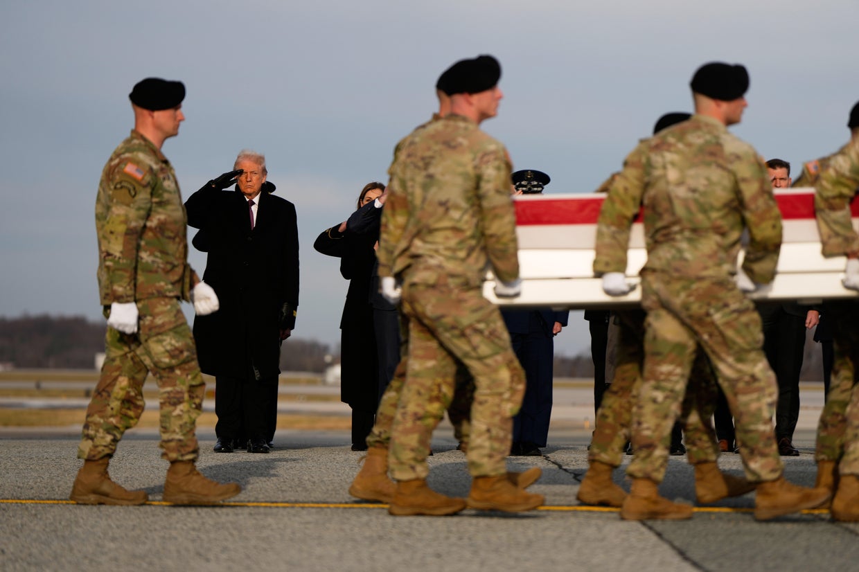 Trump participates in dignified transfer honoring U.S. soldiers killed ...
