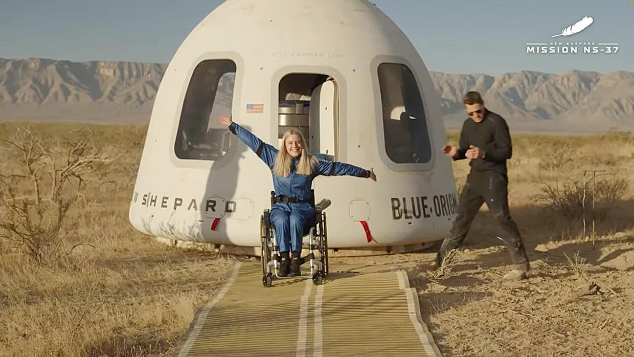 Blue Origin launches wheelchair-user and 5 others on sub-orbital trip ...