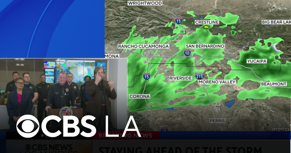 LA city officials provide updates on widespread storm - CBS Los Angeles