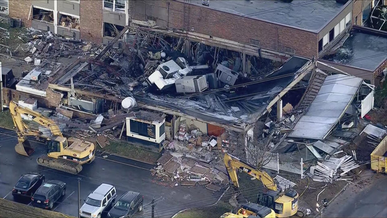 Aerial video shows aftermath of Pennsylvania nursing home explosions ...