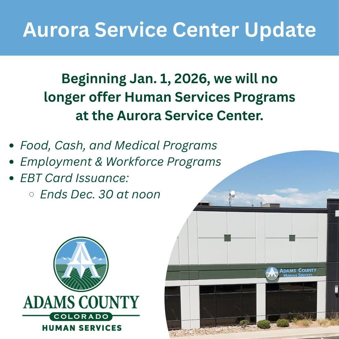 Human services center in Aurora to close in January - CBS Colorado