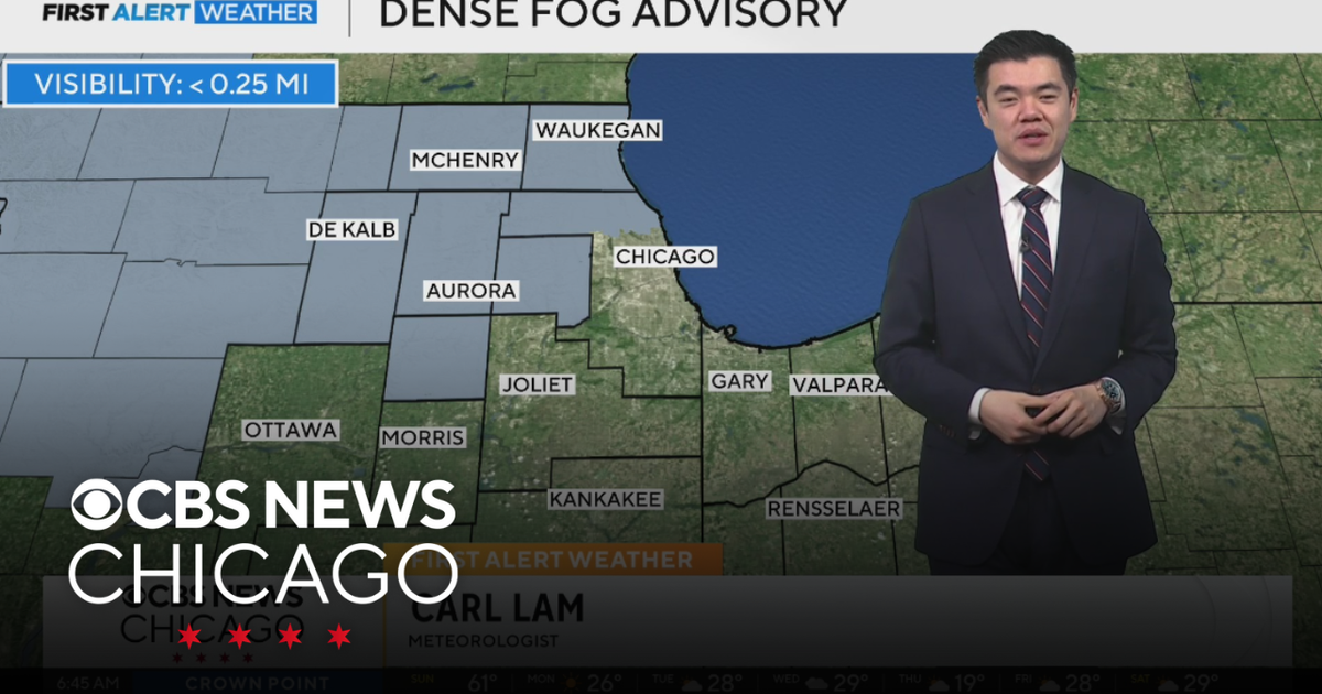 Fog, rain storms Sunday morning in Chicago - CBS Chicago