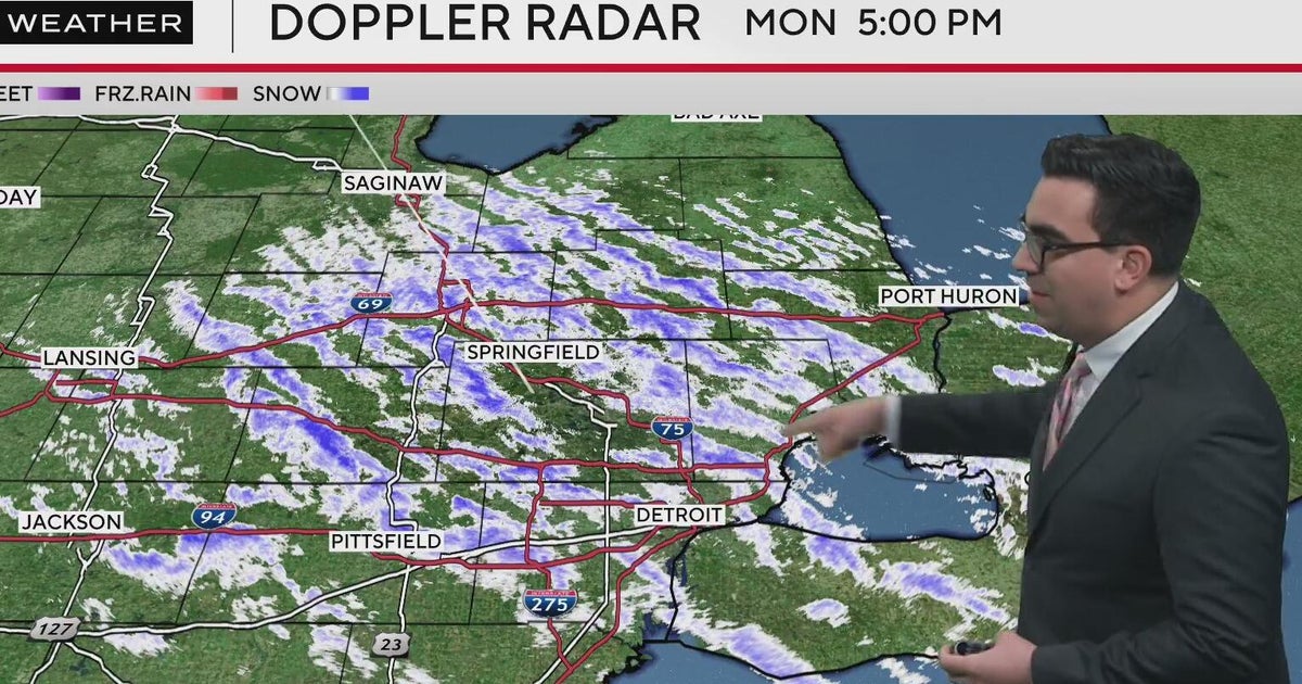 High winds, snow squalls lead to power outages and crashes - CBS Detroit