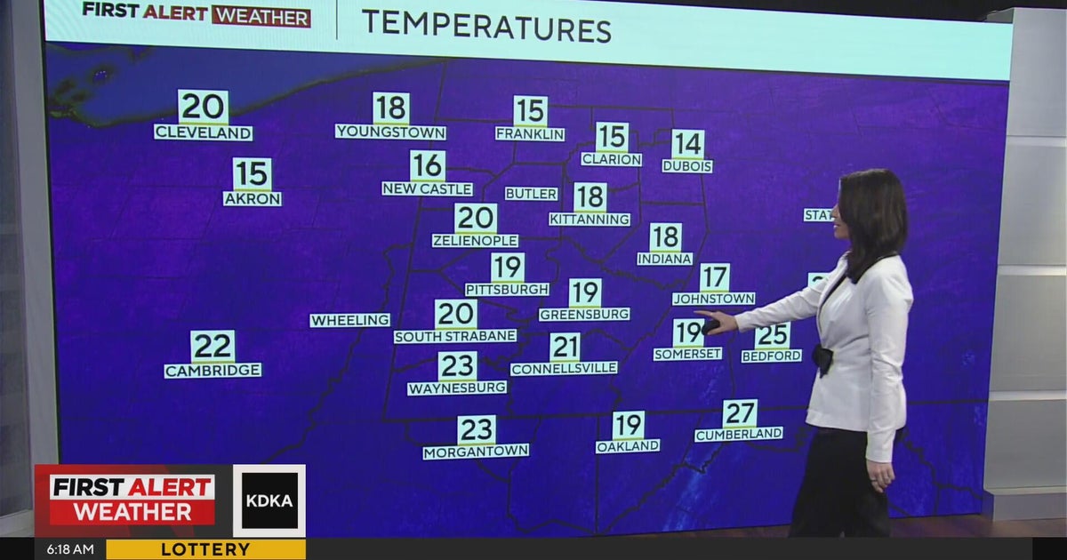 KDKA-TV Morning Forecast (1/2) - CBS Pittsburgh