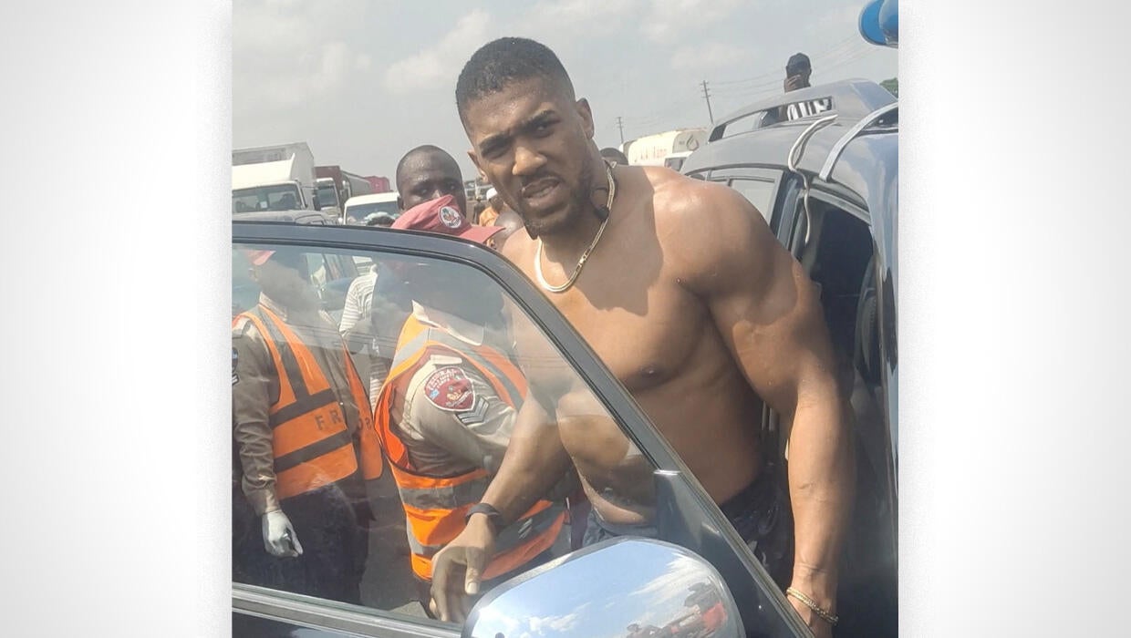 Nigeria police charge Anthony Joshua's driver with dangerous driving ...