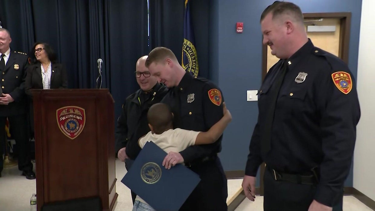 Video shows Long Island police officers rescue child from pond on ...