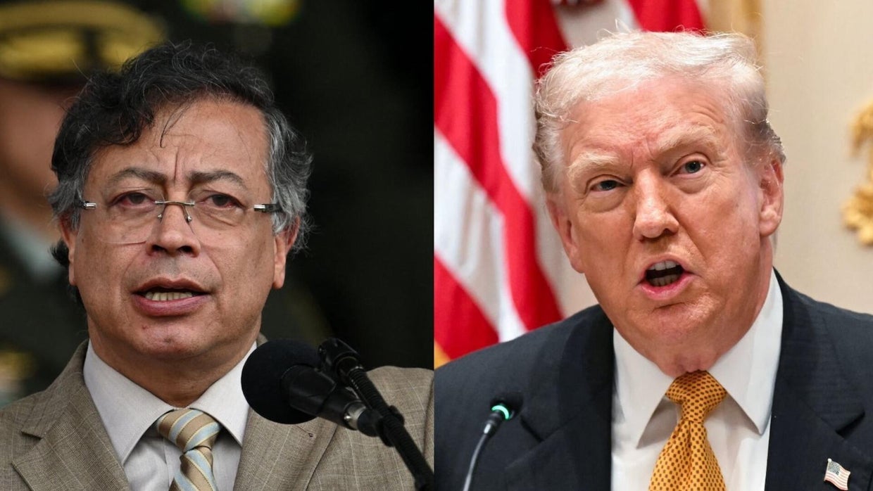 Colombian President Gustavo Petro tells CBS News he hopes dialogue with ...