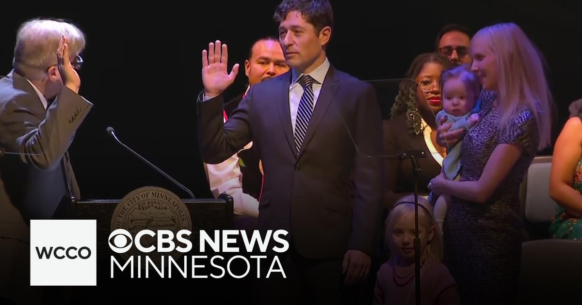 Minneapolis Mayor Jacob Frey sworn in for third term - CBS Minnesota