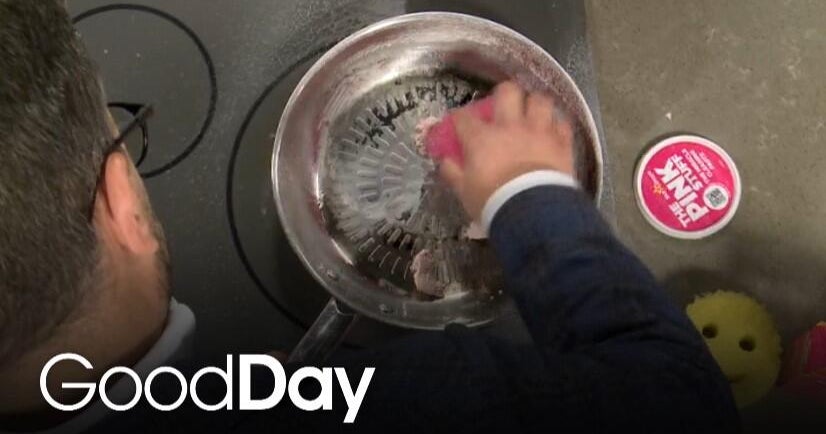 We're using your tips to clean the pan John burned! - Good Day Sacramento