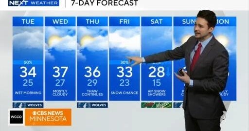 NEXT Weather: 6:30 a.m. report for Minnesota from Jan. 6, 2026 - CBS ...